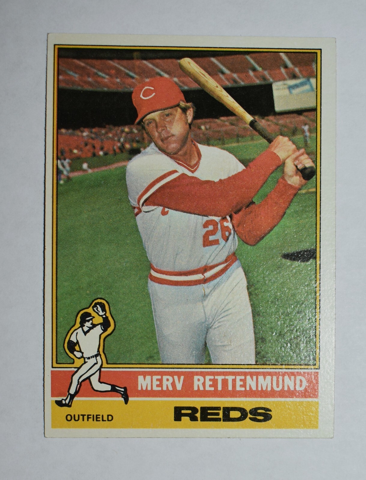 1978 Topps 283 Merv Rettenmund Baseball Card Rare Cin Reds Rare Near ...