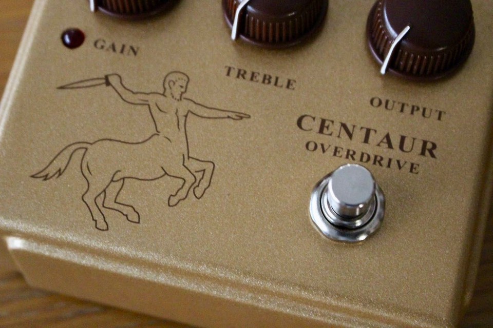 Behringer Centaur Overdrive Gold Klon Clone Guitar Pedal Rare First ...