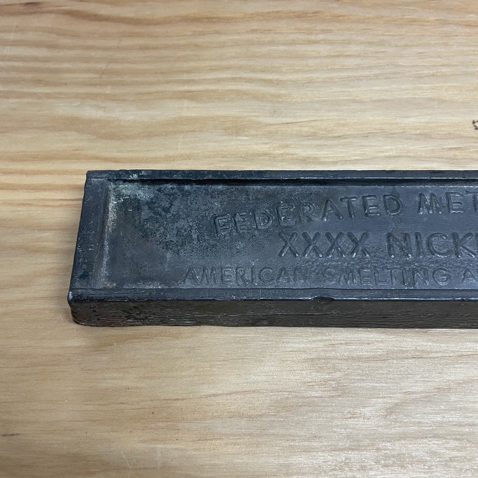 Federated Metals Division XXXX Nickel Babbitt American Smelting And ...