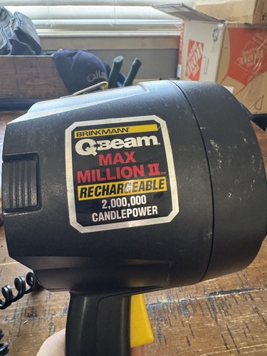 Brinkmann QBeam Max Million II RECHARGEABLE 2,000,000 Candlepower Spotlight | eBay