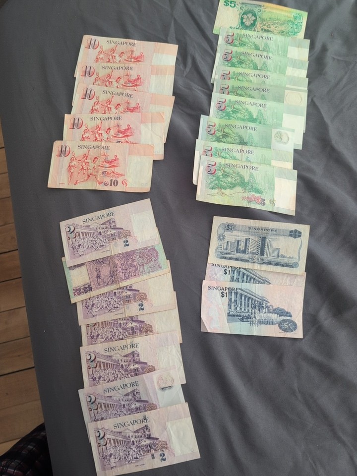 Lots Of 116 Singapore Paper Money | eBay