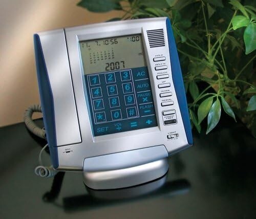 Landline Speaker Phone Talking Caller ID, Calendar LCD Touch-Panel ...