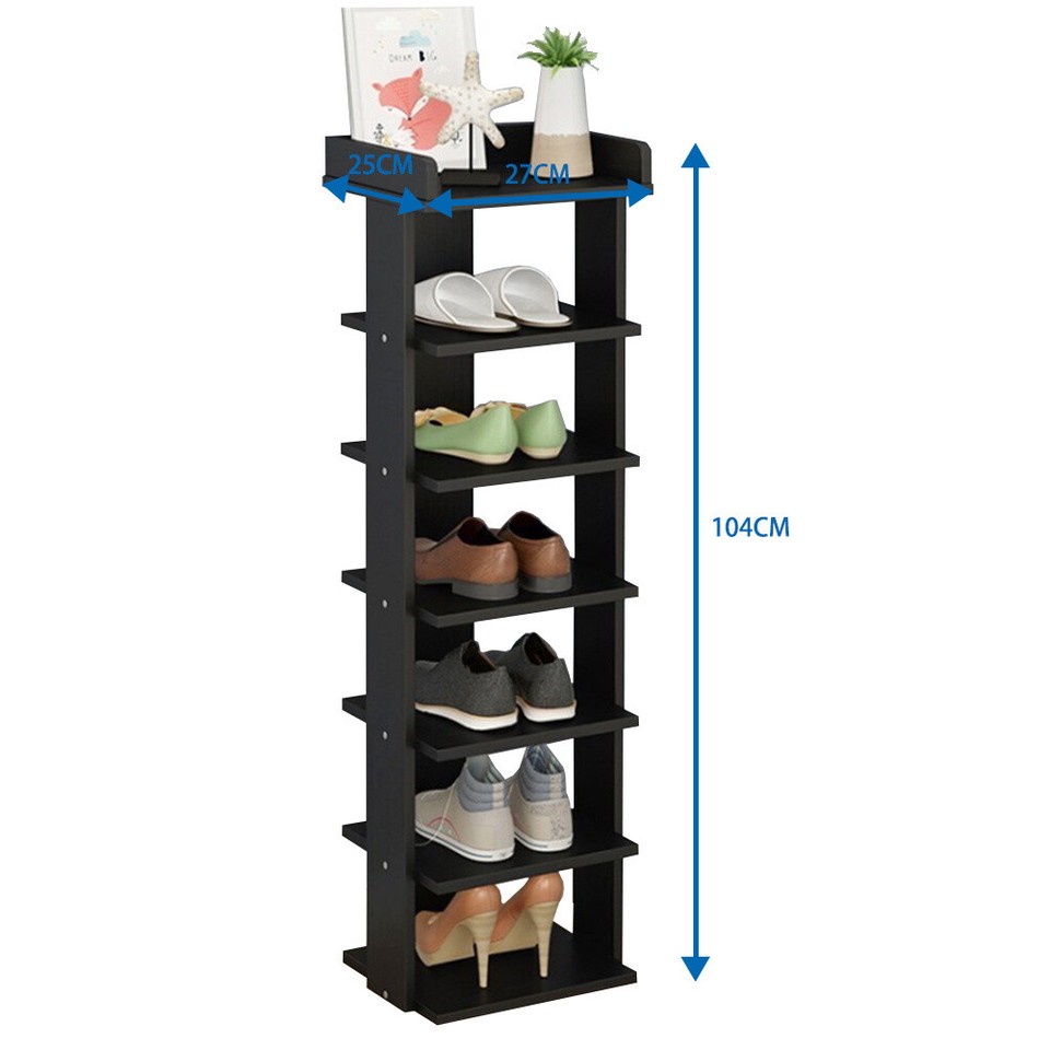 3/4/5/6/7 Tier Shoe Rack Storage Organisers Cabinet Footwear Stand ...