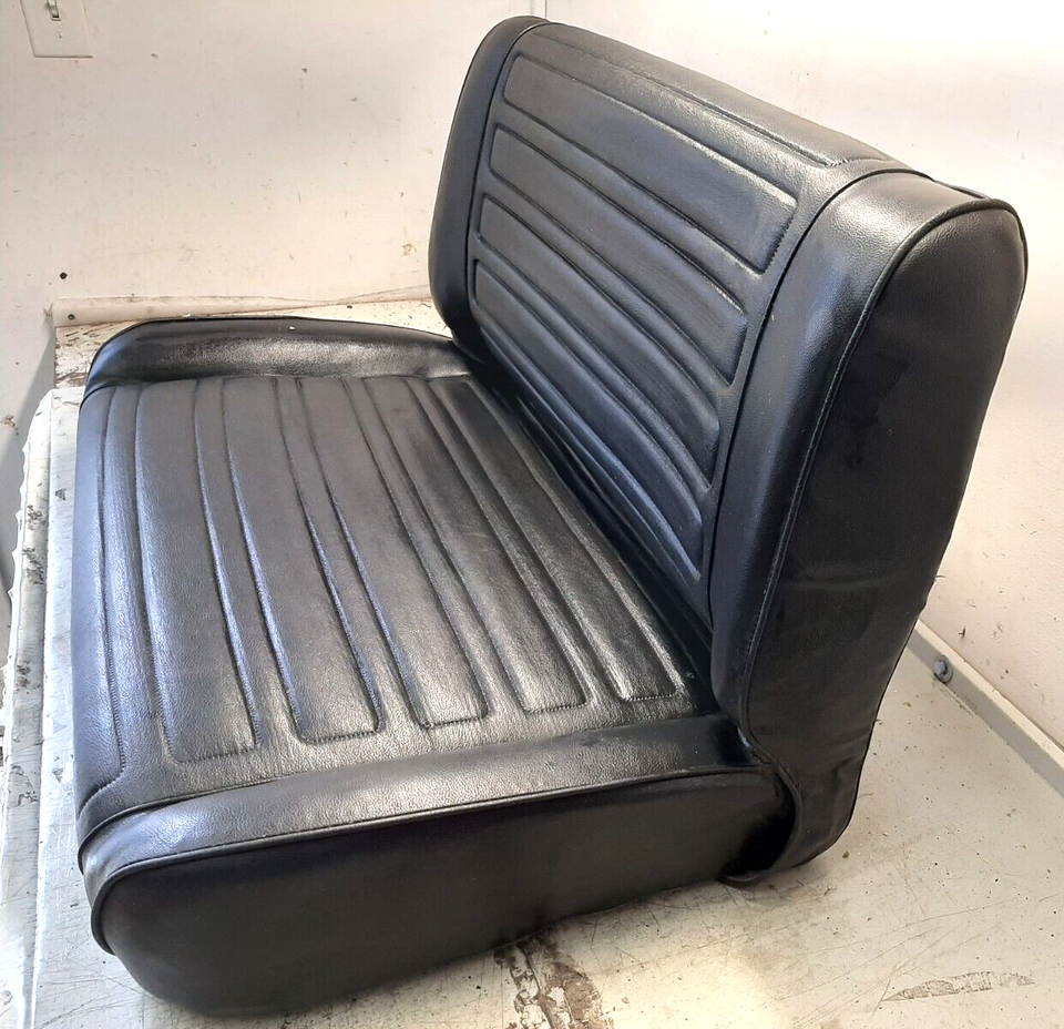OEM Jeep CJ5 CJ7 CJ8 76-95 FIXED Rear Bench Seat BLACK | eBay