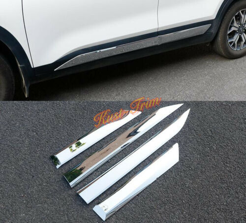 For 2020-2022 Kia Seltos KX3 ABS Chrome Trim Body Side Door Cover ...