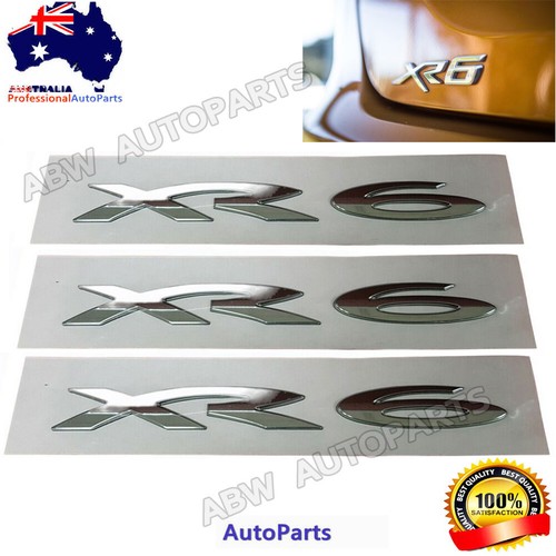 3pcs XR6 Badge For Falcon BA BF FG Hsv Rear Boot Side Skirt Emblem ...