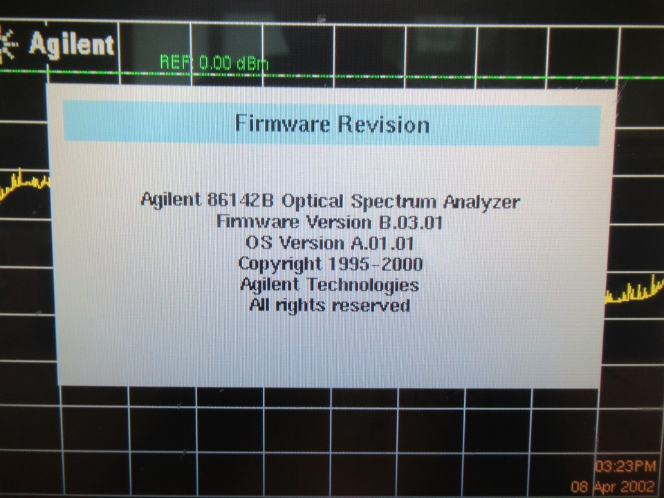 Agilent/Keysight 86142B Benchtop Optical Spectrum Analyzer OSA 600 ...