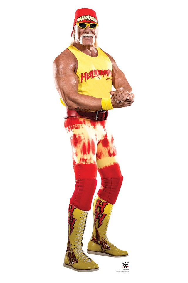 Hulk Hogan Wwe Ufficiale Lifesize E Mini Cartone Ritaglio / IN Piedi ...