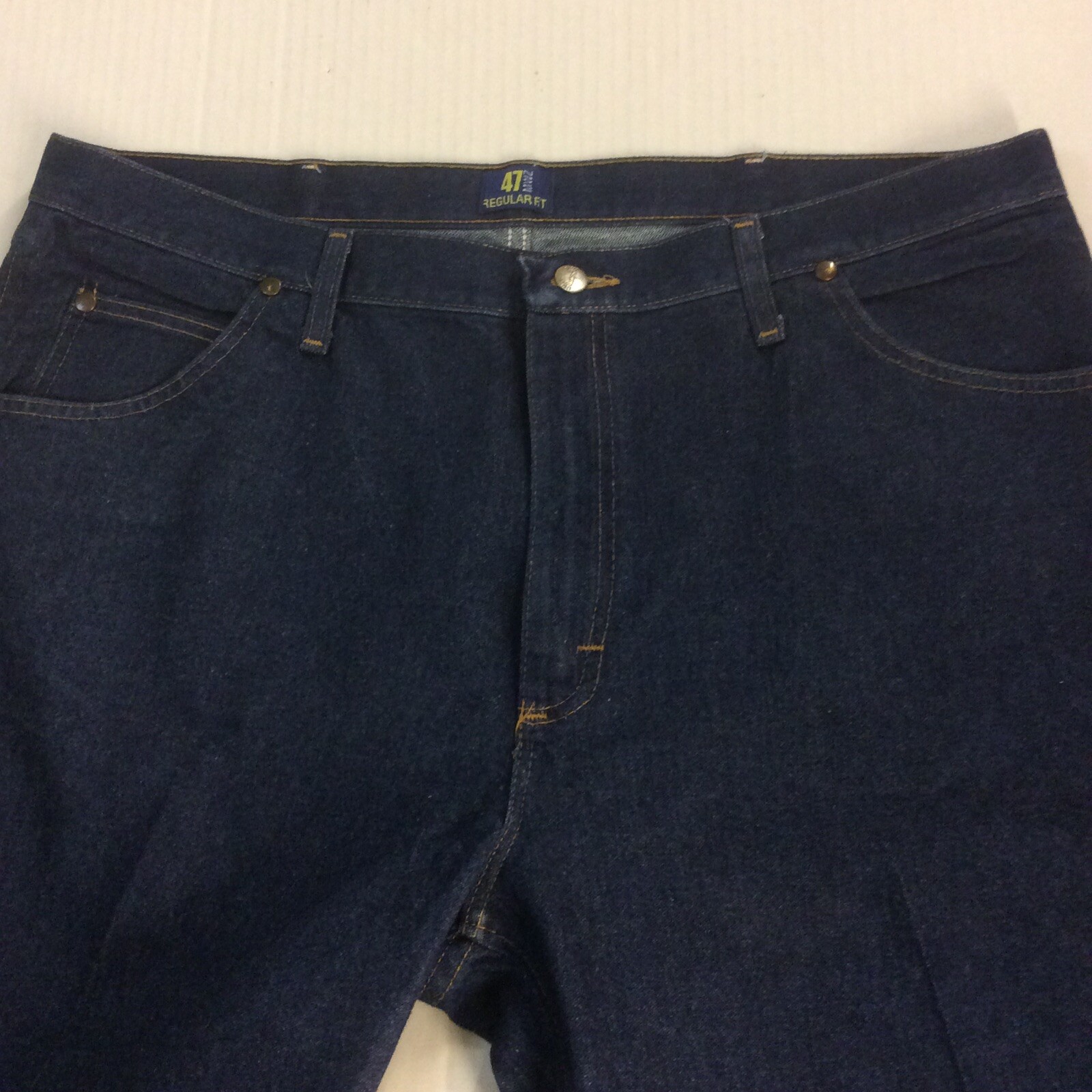 40 x 34 (40- x 35.5) Wrangler 47MWZPW Men’s Jeans ~ Creased & Starched ...