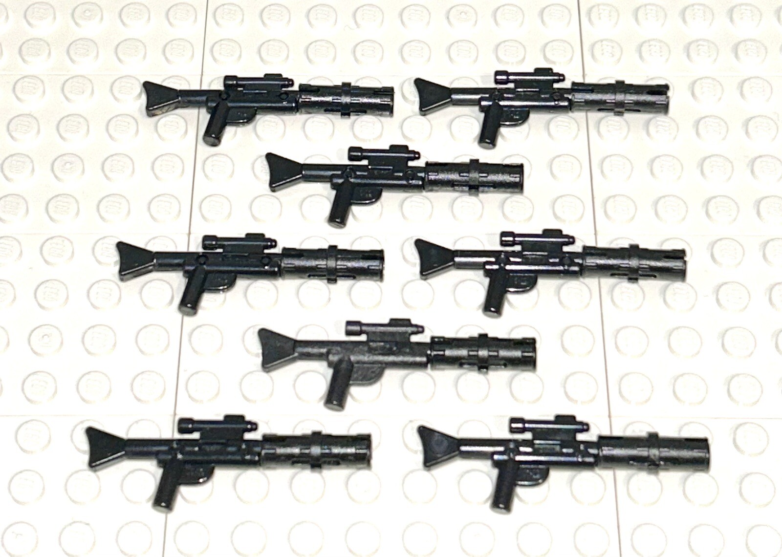 LEGO® Minifig Lot of (x8) Black Star Wars Weapons Guns Blasters w ...
