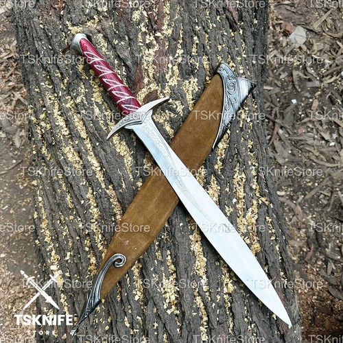 Custom Hand Forged Full Tang Medieval Sword With Scabbard, Best Gift ...