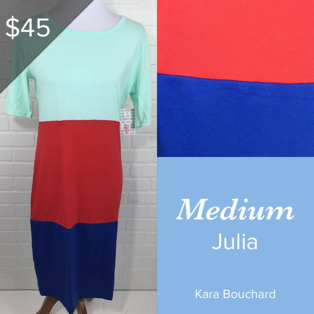 LULAROE SALE - Dress Julia NEW WITH TAGS Size- Medium | eBay