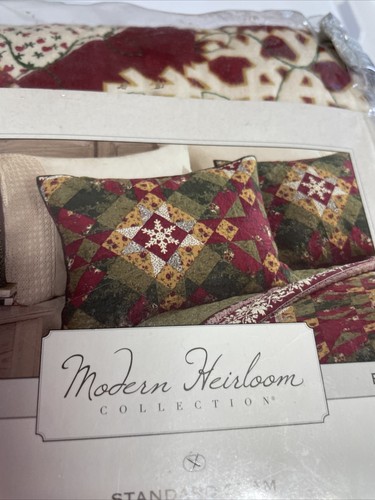 Modern Heirloom Collection Renee Cotton Filled Standard Sham, 20 by 26 ...