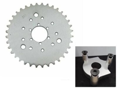 CNC 1.25" Rear Hub Adapter & Multifunctional 36T Sprocket for SPOKE ...