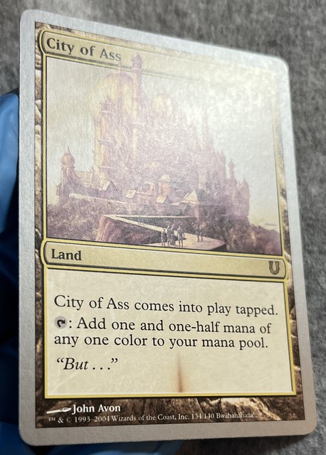 MTG City of Ass Unhinged 134/140 Regular Rare for sale online | eBay