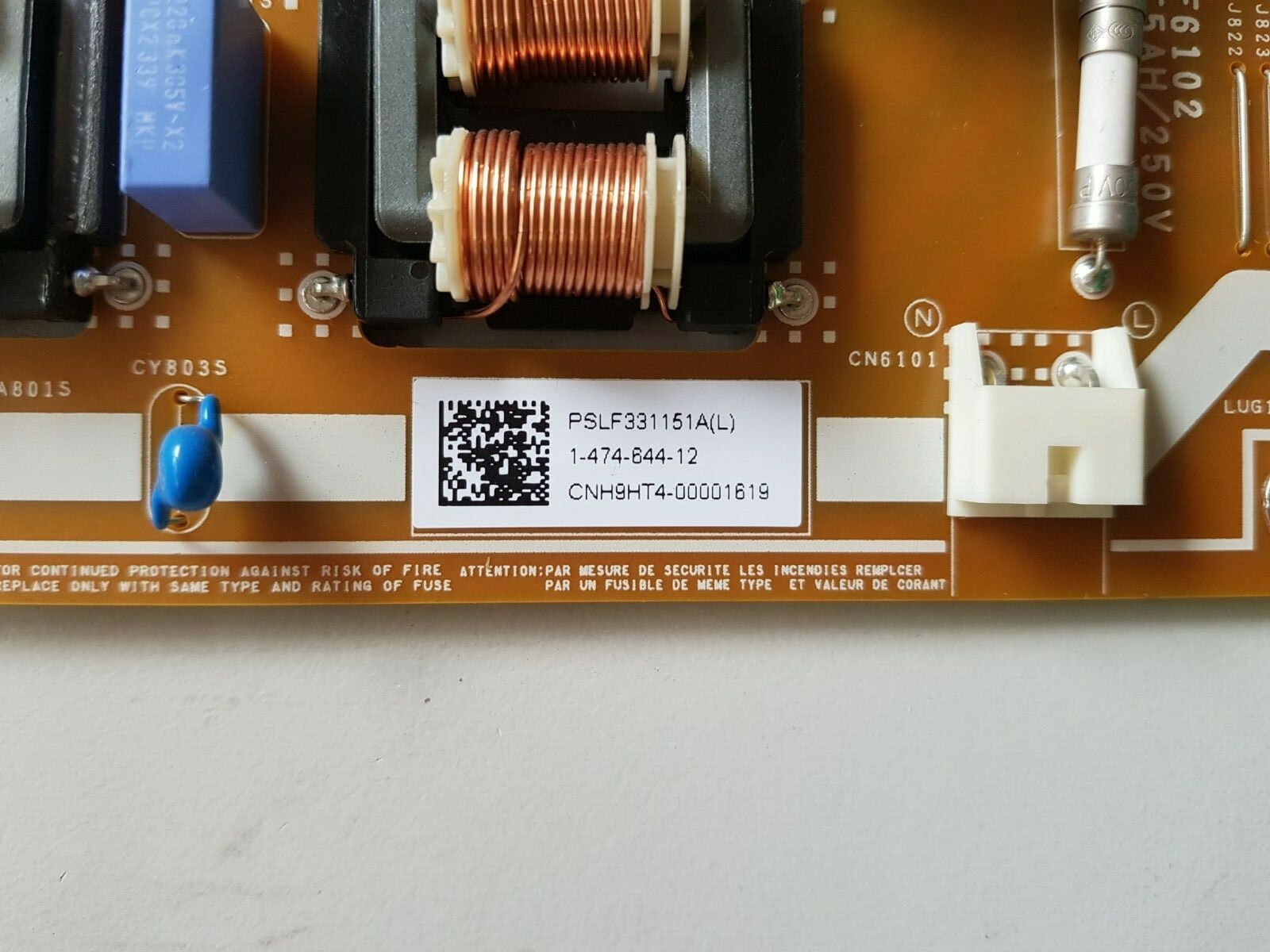 GENUINE SONY KD- 75X8500D POWER SUPPLY BOARD GL2 PSLF331151A(L) 1-474 ...