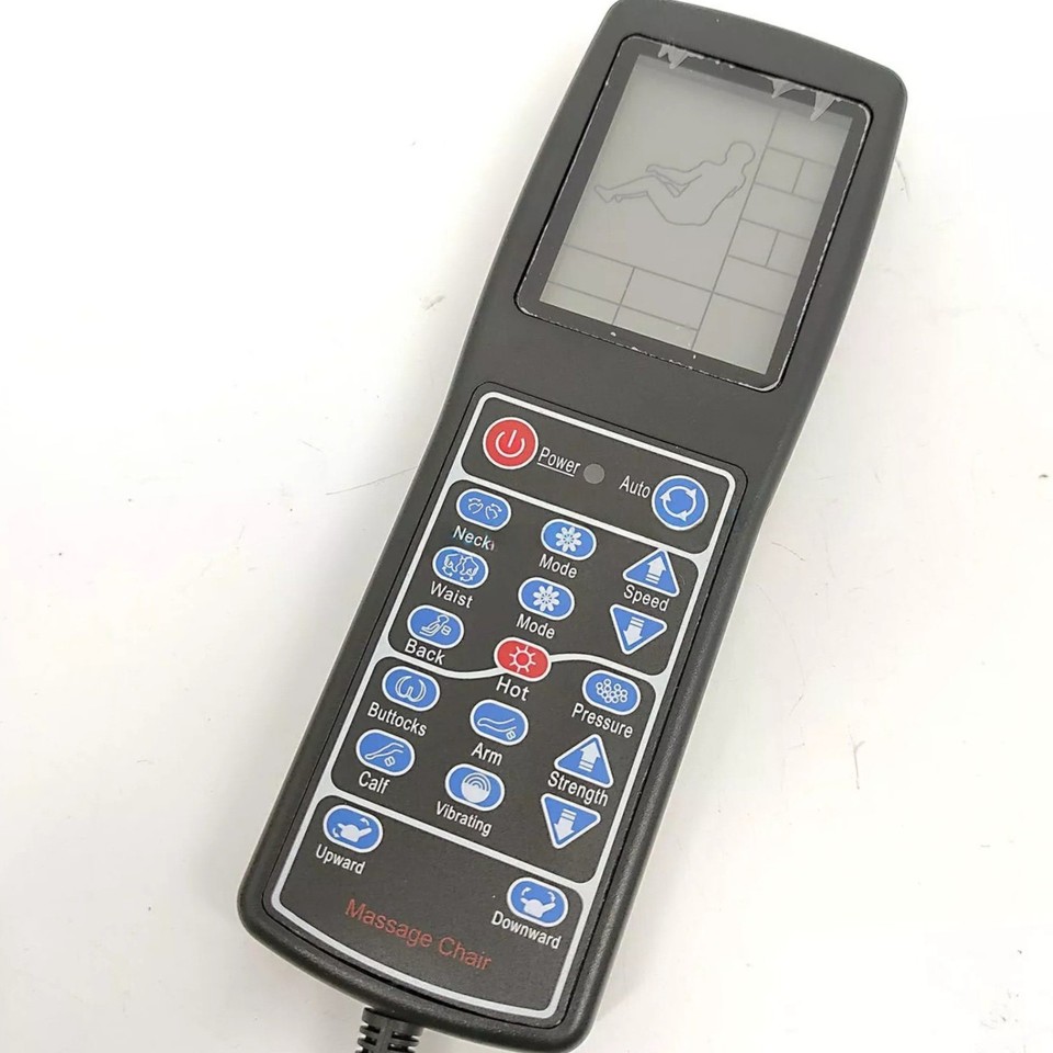 1* 8-Push Massage Chair Remote Control 6806 8-Pin Compatible Massage ...