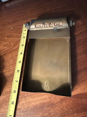 Rare Vintage Park Sherman Perpetual Calendar Brass Notepad Holder Large ...