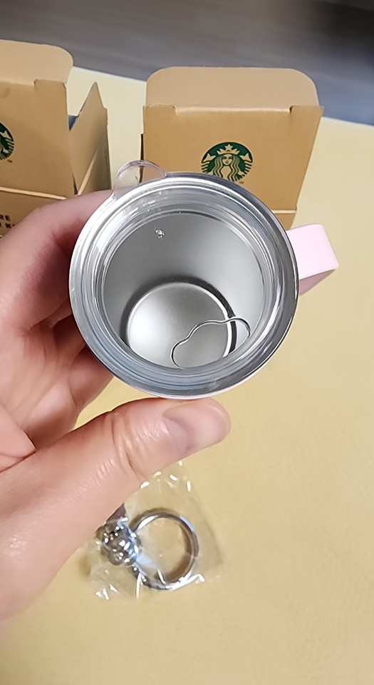 Starbucks Korea 2025 Miniature Tumbler Keyring Keychain Tank Mini Key ...