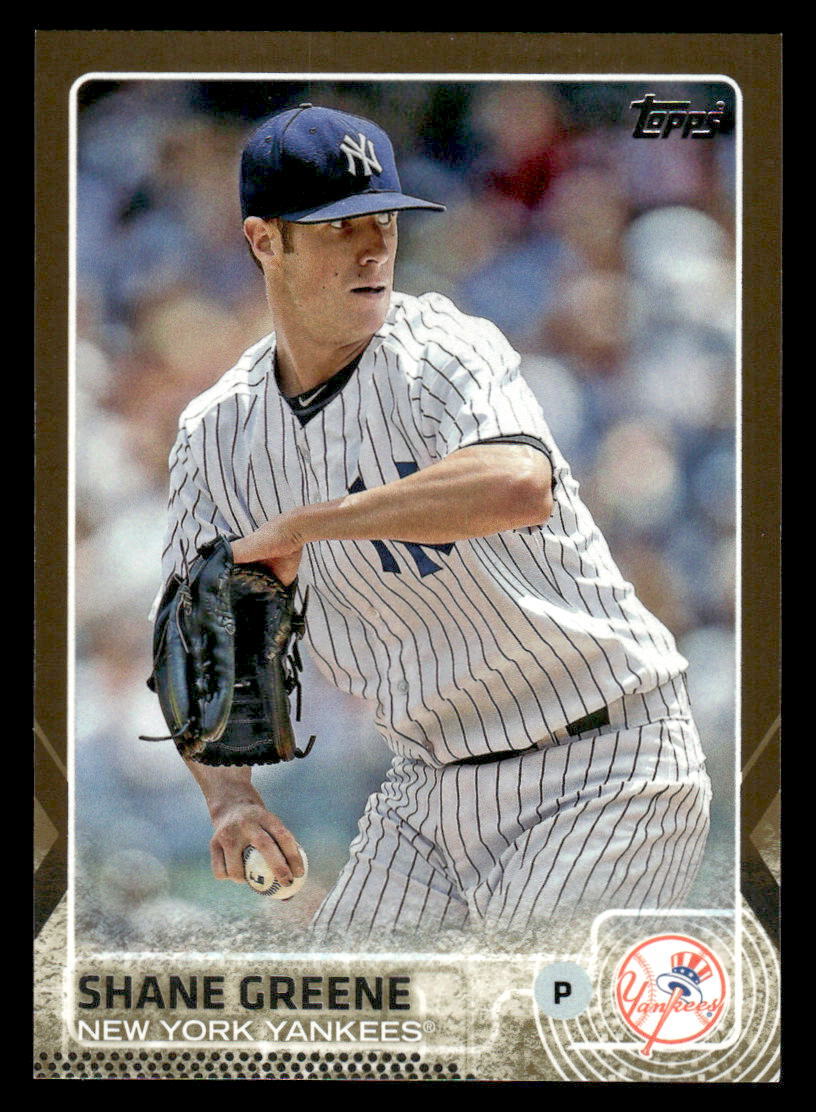 2015 Topps - Shane Greene #343 New York Yankees - Gold /2015 | eBay