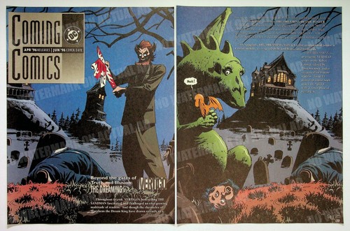 The Dreaming DC Vertigo Comics 1996 Sandman Print Magazine Ad Poster ...