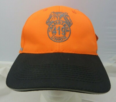 Teamsters Union 419 Baseball Hat cap adjustable v reflective safety | eBay