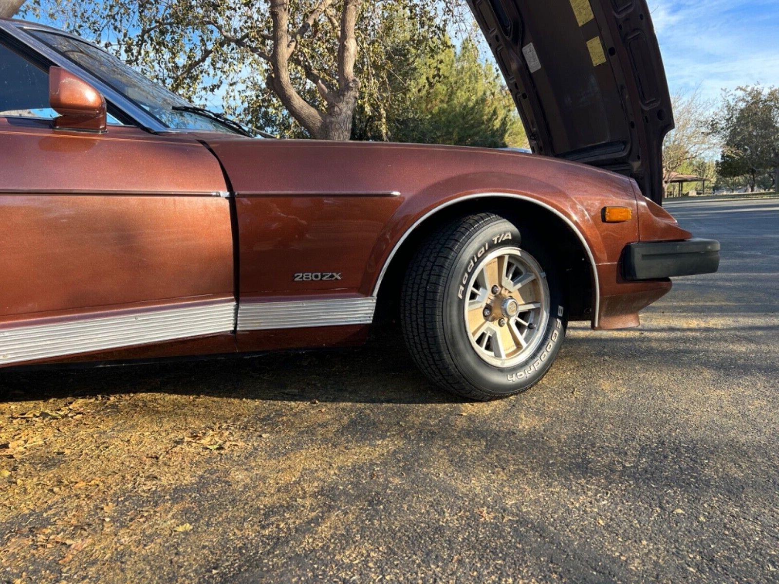 1979 datsun 280zx 2dr manual coupe brown interior with bronze exterior ...