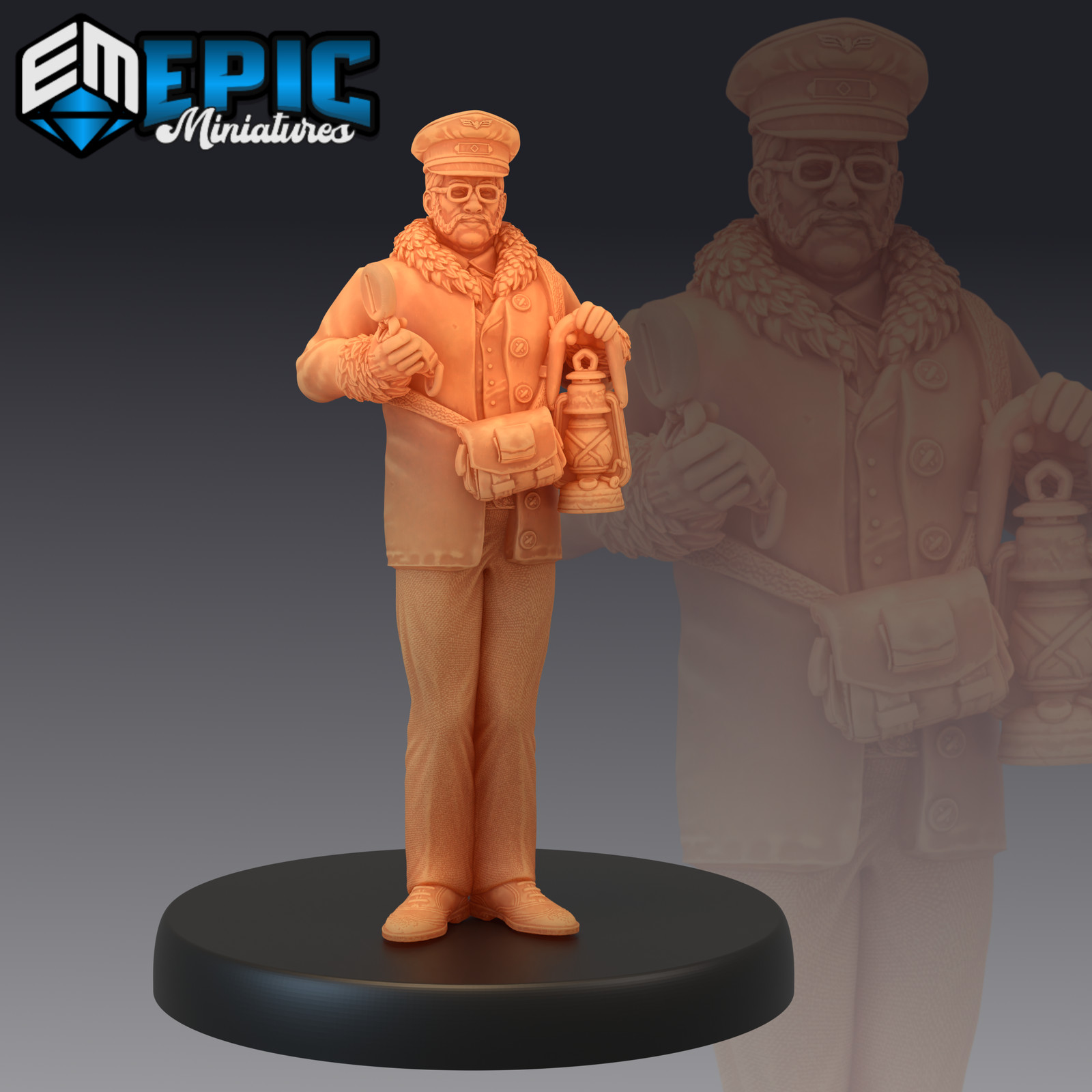 Train Conductor, Dungeons and Dragons Miniature, D&D, Epic Miniatures ...