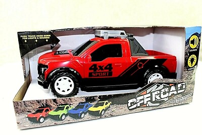 OFFROAD new 4X4 sport friction driven truck sounds and lights red 9 ...