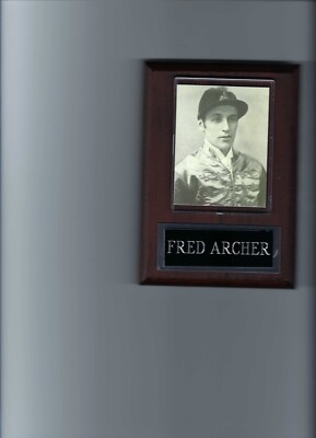 FRED ARCHER PLAQUE HORSE RACING JOCKEY | eBay