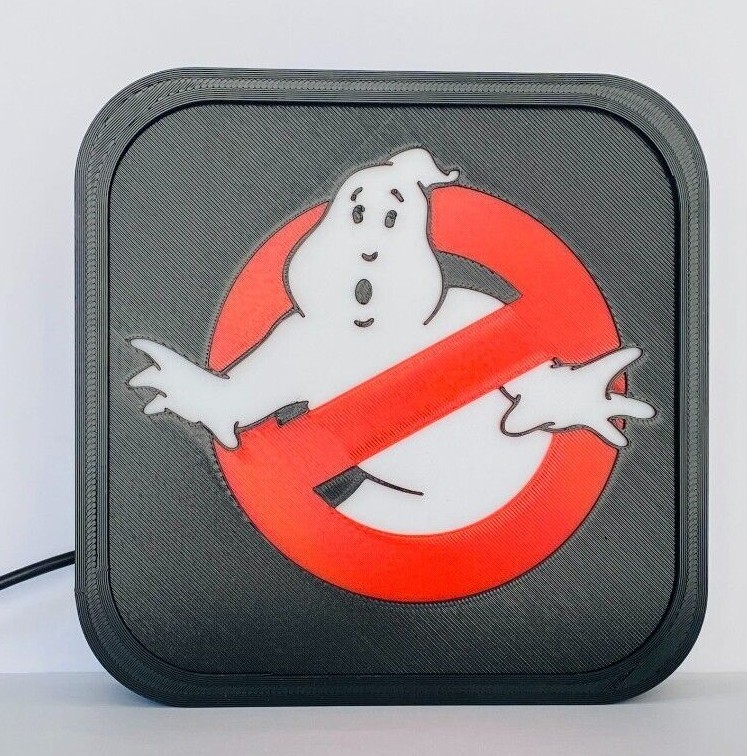 GhostBusters - USB Lightbox ~ Sign ~ Lamp | eBay