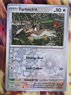 Pokémon TCG Farfetch’d Scarlet & Violet-151 083/165 Reverse Holo Common ...