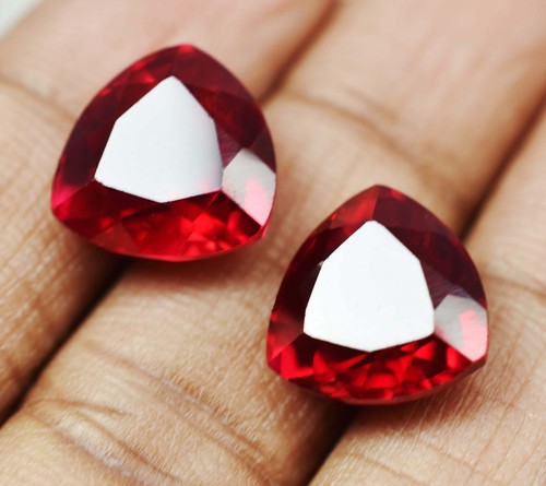 Natural Red Ruby Pigeon Mozambique 16 Ct Trillion Cut Certified Loose ...