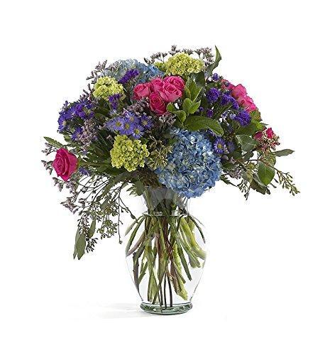 Floral Supply Online 10 5/8" Clear Spring Garden Vase - Decorative ...