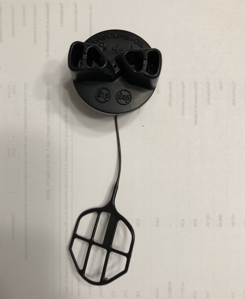 OEM Husqvarna 580940910 Fuel Cap Assembly w/Retainer for Trimmers and ...