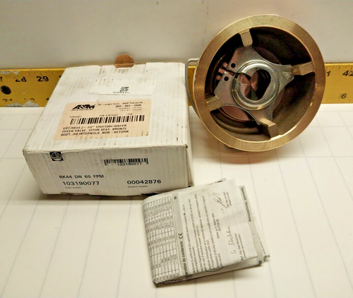 NEW FLOWSERVE GESTRA 2-1/2" BRONZE CHECK VALVE RK44 DN 65 | eBay