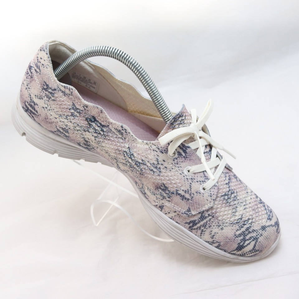 Skechers Seager Sneakers Shoes Women's 10 Lavender Multicolor Snake ...