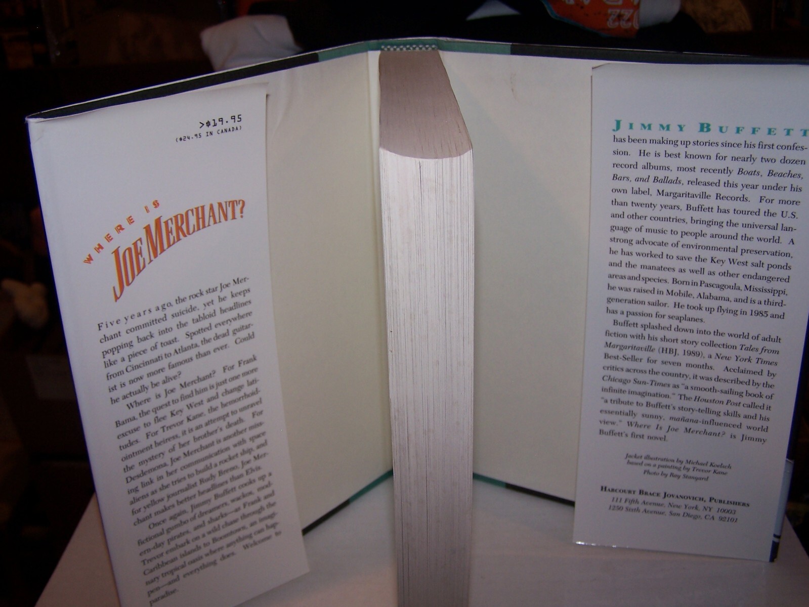 Where Is Joe Merchant? A Novel Tale by Jimmy Buffett 1992 Hardcover VG ...