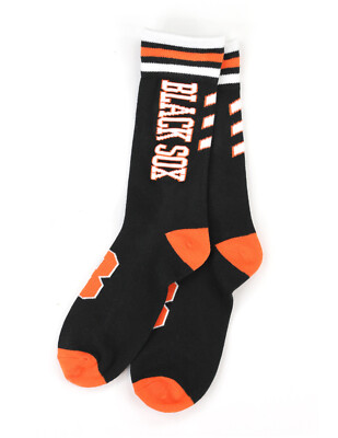 BALTIMORE BLACK SOX SOCKS HBCU BLACK TUBE SOCK | eBay