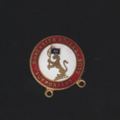 DONCASTER ROVERS F.C Rare Vintage 60's Supporters Club Enamel Badge ...