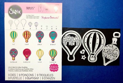 Sizzix HOT AIR BALLOONS Triplits Stephanie Barnard vacation sedona arizona fly | eBay