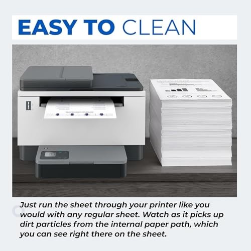 Laser & Inkjet Printer Cleaning Sheet, Reusable A4 (210 x 297mm) Letter ...