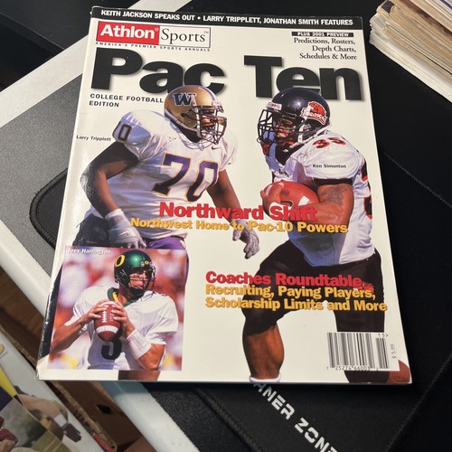 Athlon Sports 2001 College Football Pac Ten Edition- Larry Triplett 🔥 ...