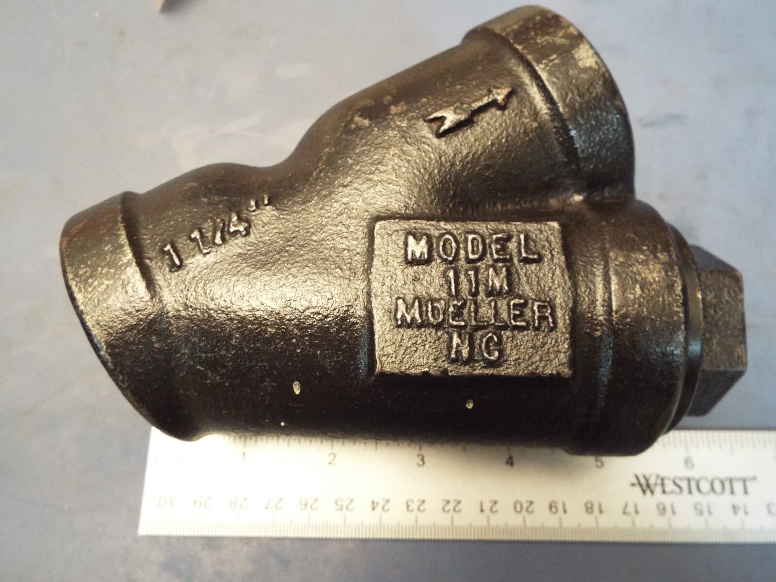 MUELLER 1.25-11M-01 1-1/4" Steam Strainer 250 SWP Model 11M | eBay