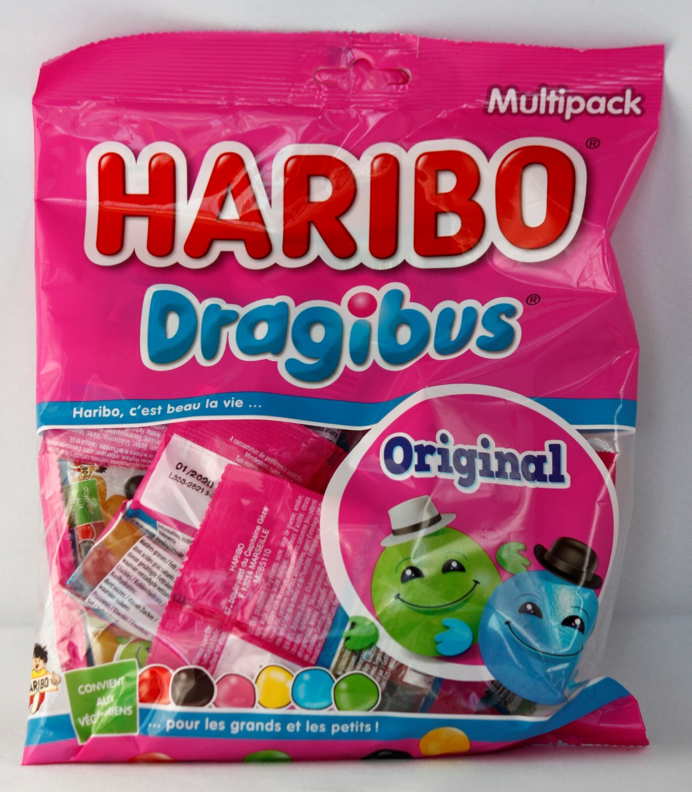 NEW 1 X Haribo Dragibus Original - 250g Multipack French Haribo Bonbons ...