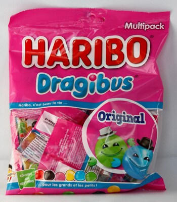 NEW 1 X Haribo Dragibus Original - 250g Multipack French Haribo Bonbons ...