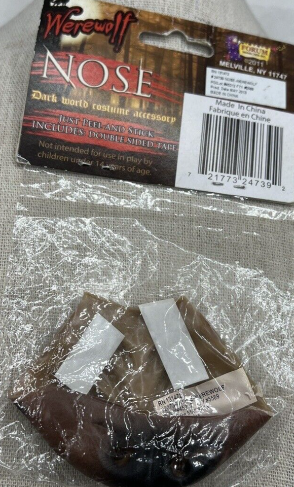 Werewolf Wolfman Rubber Nose Costume Accessory Halloween | eBay