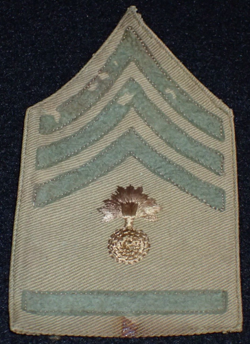 WWI U.S. Army Ordnance Sergeant Chevrons Rank Insignia Patch Oct 1917 ...