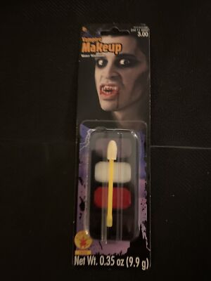 Rubies Vampire Monster Red White Black Brush Halloween Make Up Palette ...