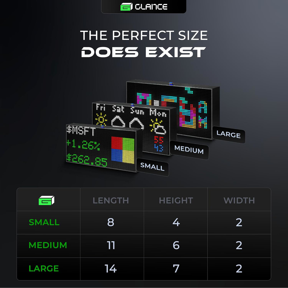 Glance LED Ticker - Customizable LED Display Sports Ticker, LED Display ...